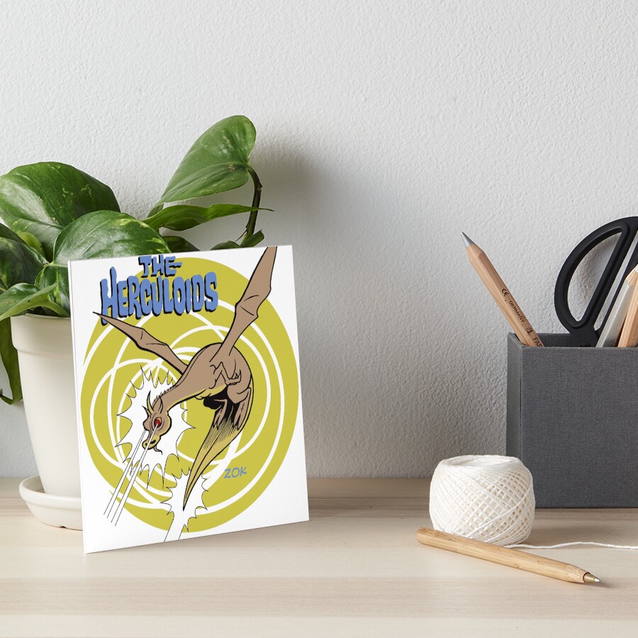 "Tribute to The Herculoids, 60s Animation Character Zok" Art Board ...