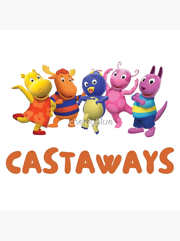 "Castaways Backyardigans Sticker tiktok song" Poster for Sale by ...
