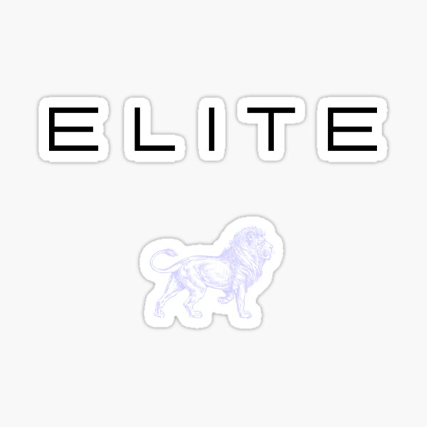 "Elite" Sticker for Sale by femmenoire | Redbubble