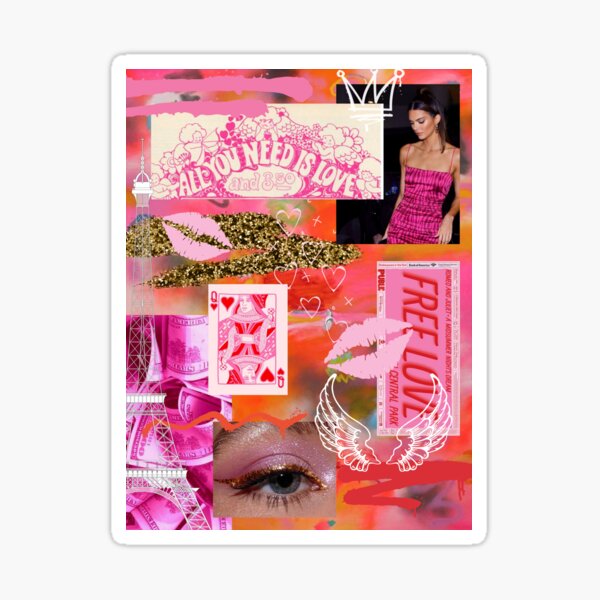 "Paris Pink" Sticker for Sale by lreconomos | Redbubble