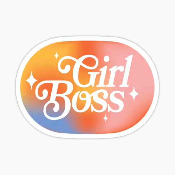 "Girlboss Girl Boss Sticker" Sticker for Sale by nicedesignsdude ...