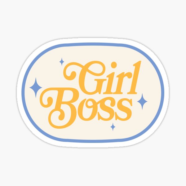 "Girlboss Girl Boss Sticker" Sticker by nicedesignsdude | Redbubble