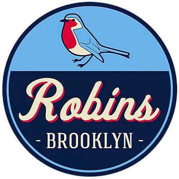 "Brooklyn Robins Baseball" Sticker for Sale by jpal74 | Redbubble