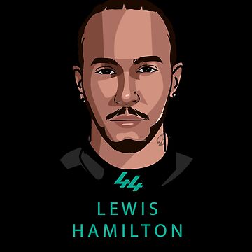 "F1 Lewis Hamilton 44 " Sticker for Sale by DivineCr3ations | Redbubble