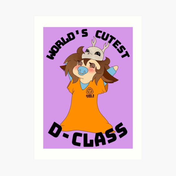 Scp D Class Art Prints | Redbubble