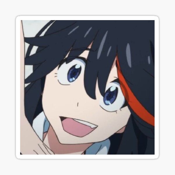 "Happy Ryuko" Sticker for Sale by lilolielo | Redbubble