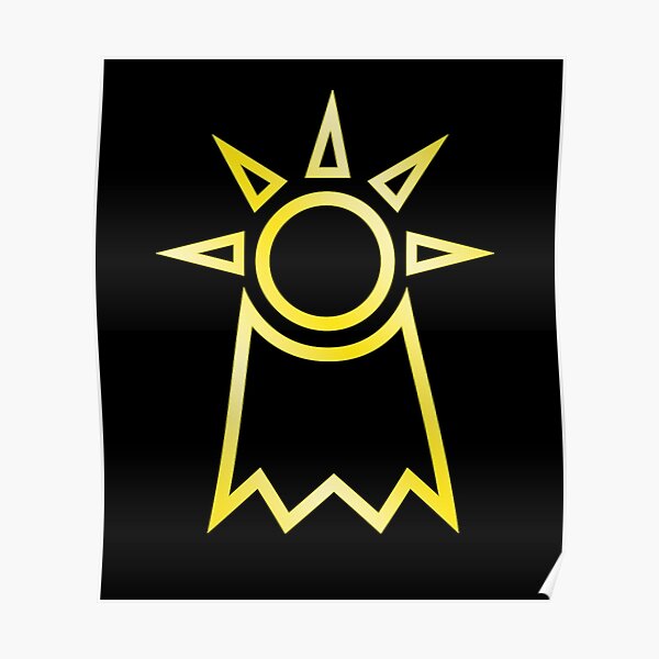 Póster «Escudo de armas de Digimon // digimon brasão da esperança» de ...