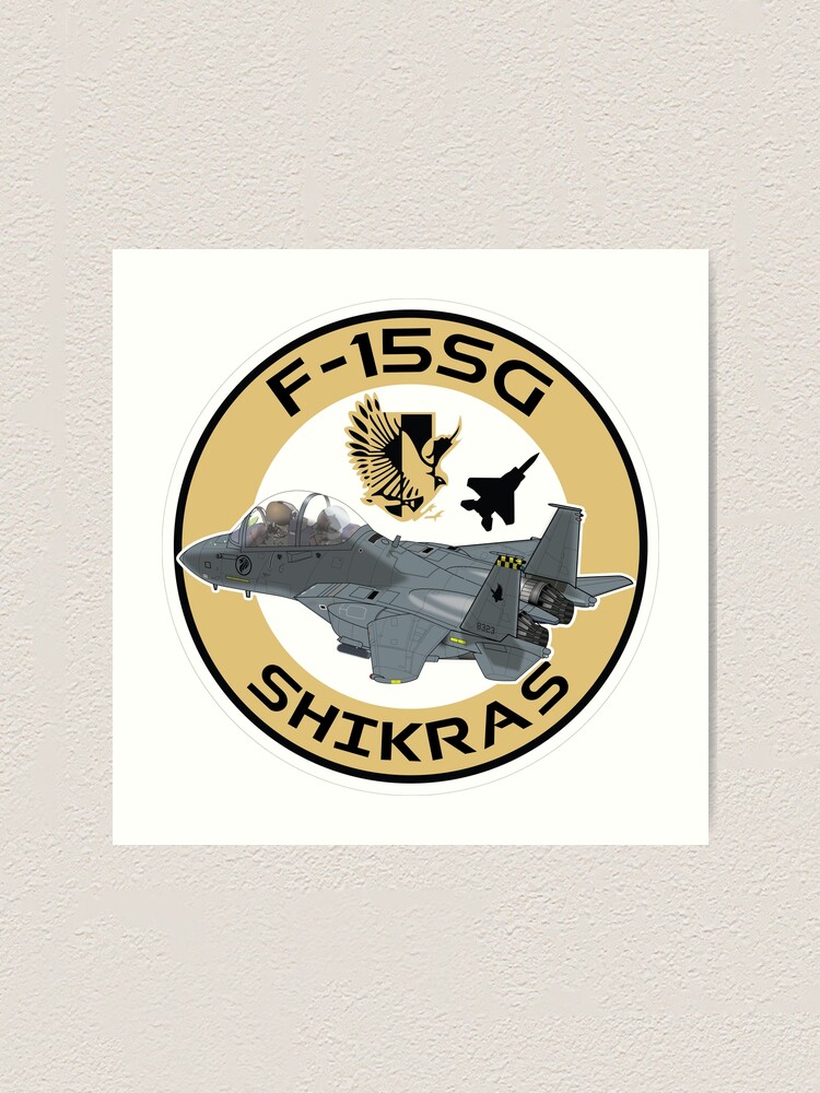 "149 Fighter Squadron, RSAF F-15SG" Art Print by gubak76 | Redbubble