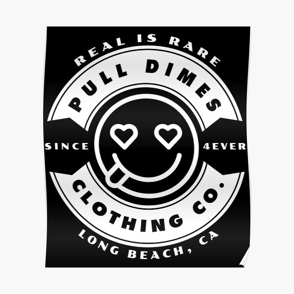 Póster «Pull Dimes - Emoji de ojos de corazón | Merch de Hip-Hop ...