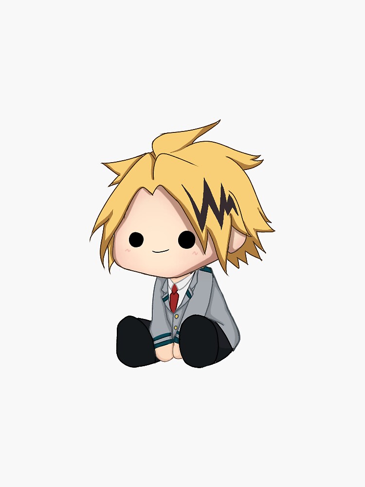 Chibi Denki Sticker For Sale By Atekimchi Redbubble