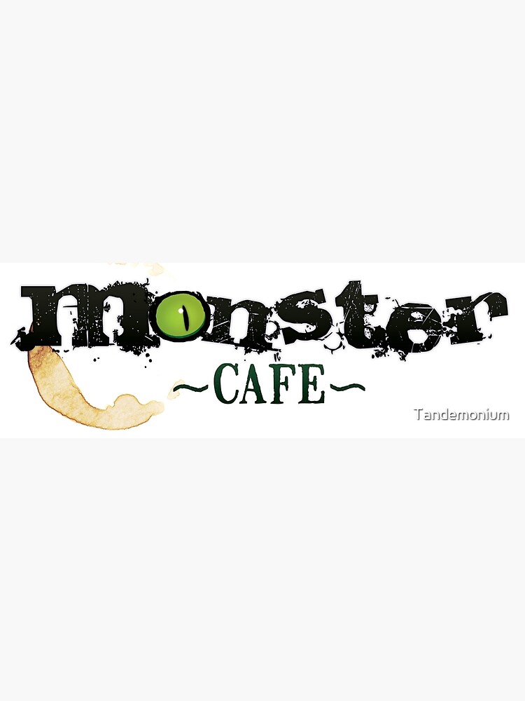 "Monster Cafe Logo" Photographic Print for Sale by Tandemonium | Redbubble