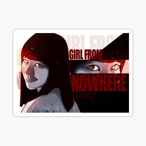 "Girl From Nowhere Nanno Illustration Fanart" Sticker for Sale by ...