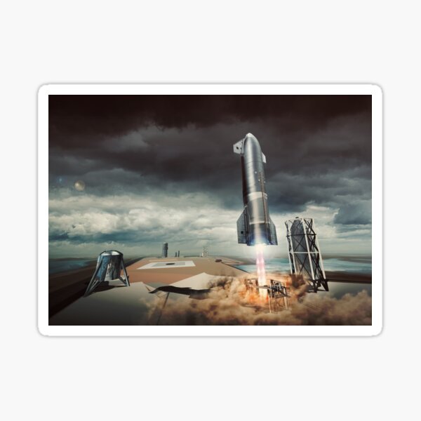 "SpaceX Starship SN15" Sticker for Sale by Tonyalpha | Redbubble