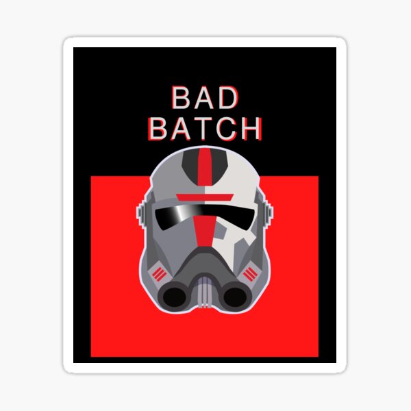 "Bad Batch" Sticker for Sale by lulufashion | Redbubble