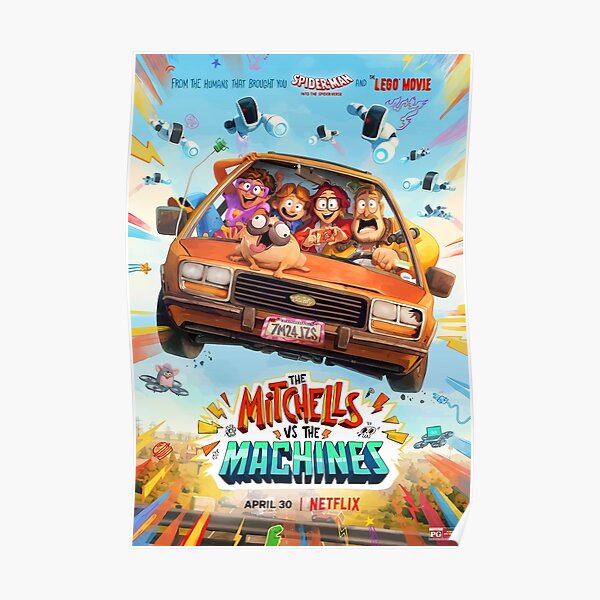 The Mitchells Vs The Machines Posters | Redbubble