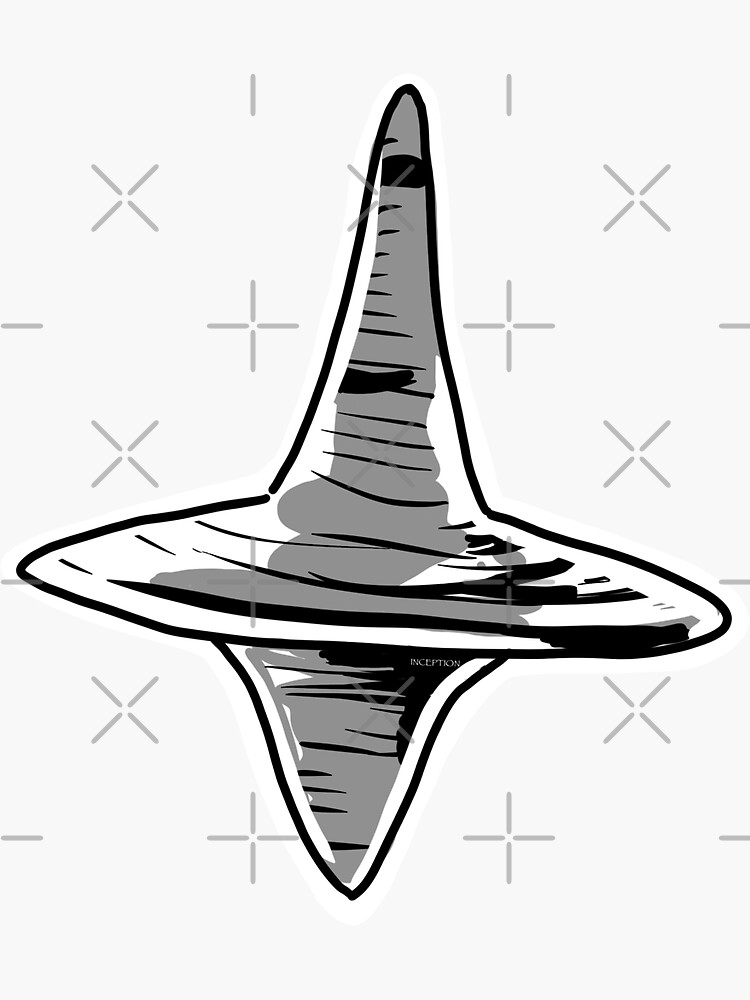 "Inception spinning top totem" Sticker by 2187art | Redbubble