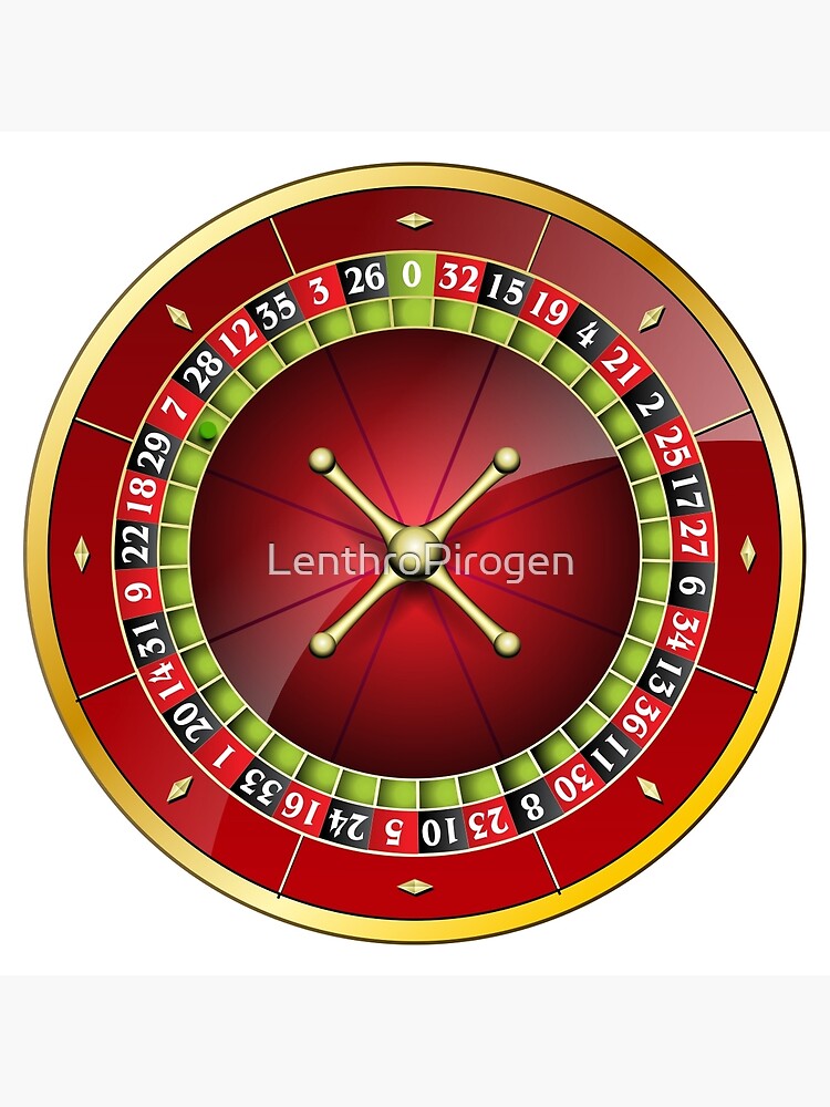 "Casino Roulette Wheel" Canvas Print for Sale by LenthroPirogen | Redbubble