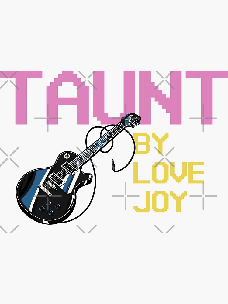 "lovejoy taunt retro graphic art" Sticker for Sale by renmei-studios ...