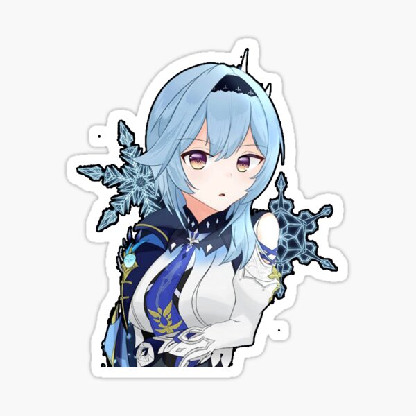 "eula genshin impact cute eula" Sticker for Sale by dex1one | Redbubble