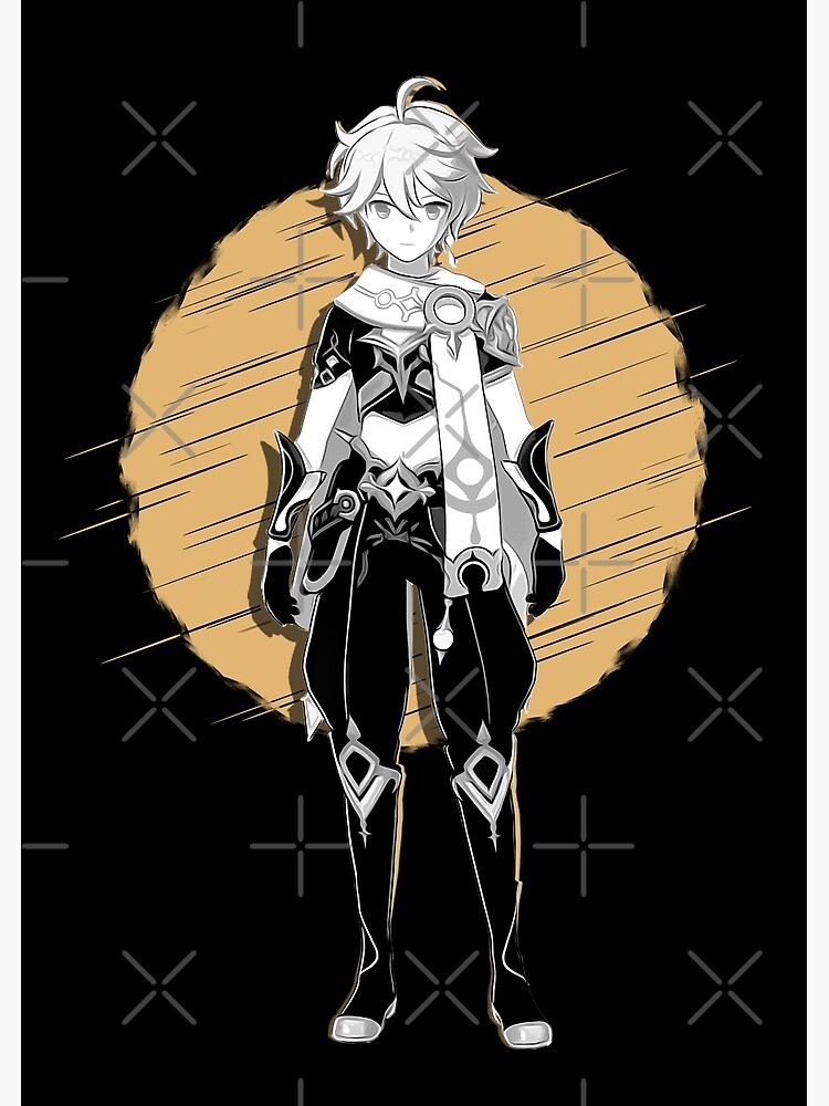 "Traveler (Aether) - Genshin Impact" Poster by MyAsianArt | Redbubble