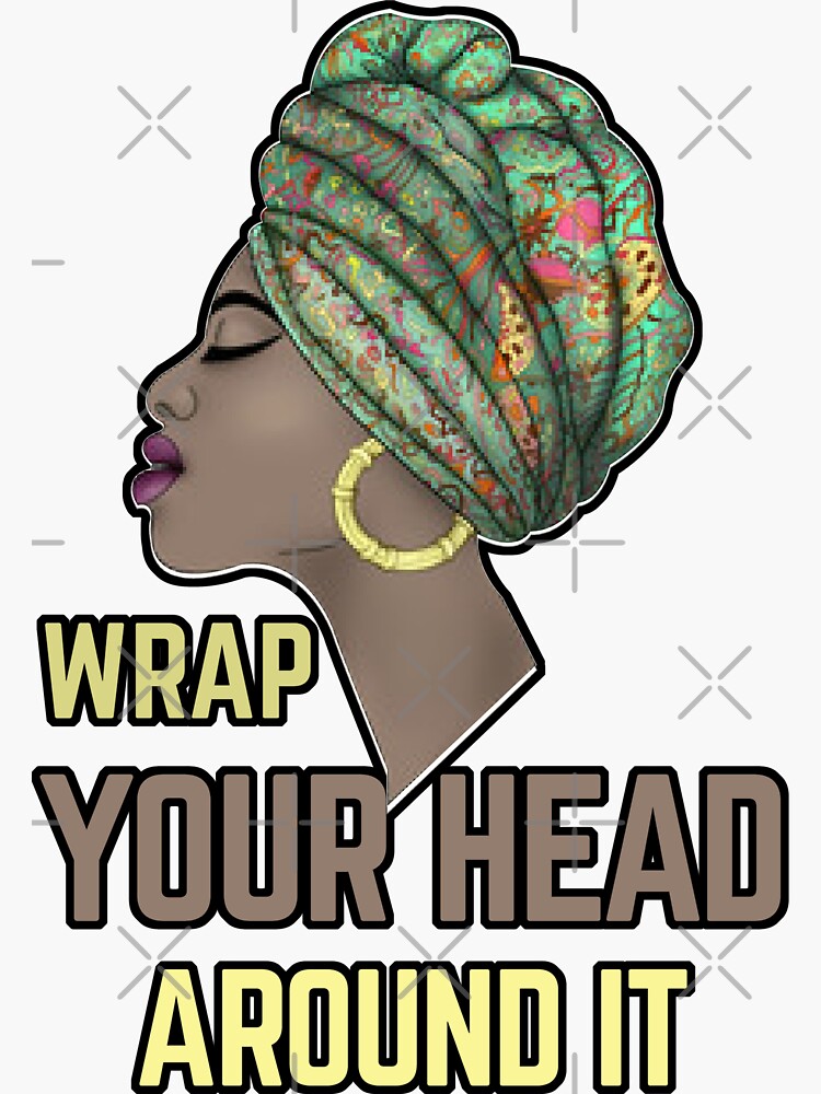 "Wrap your head around it" Sticker for Sale by glitchman2 | Redbubble