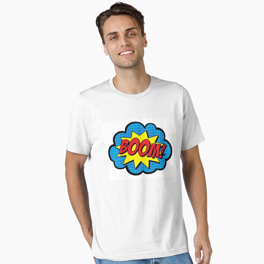 "Superhero BOOM" Sticker for Sale by bezshlyakh | Redbubble