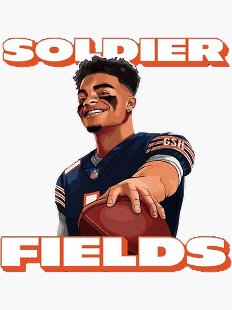 "Justin Fields" Sticker by samightme | Redbubble