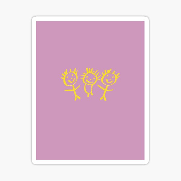 "THREE LITTLE GIRLS" Sticker by DesignByBB | Redbubble