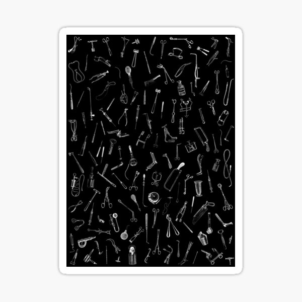"Old Surgical Instruments" Sticker for Sale by FabriceTraverse | Redbubble