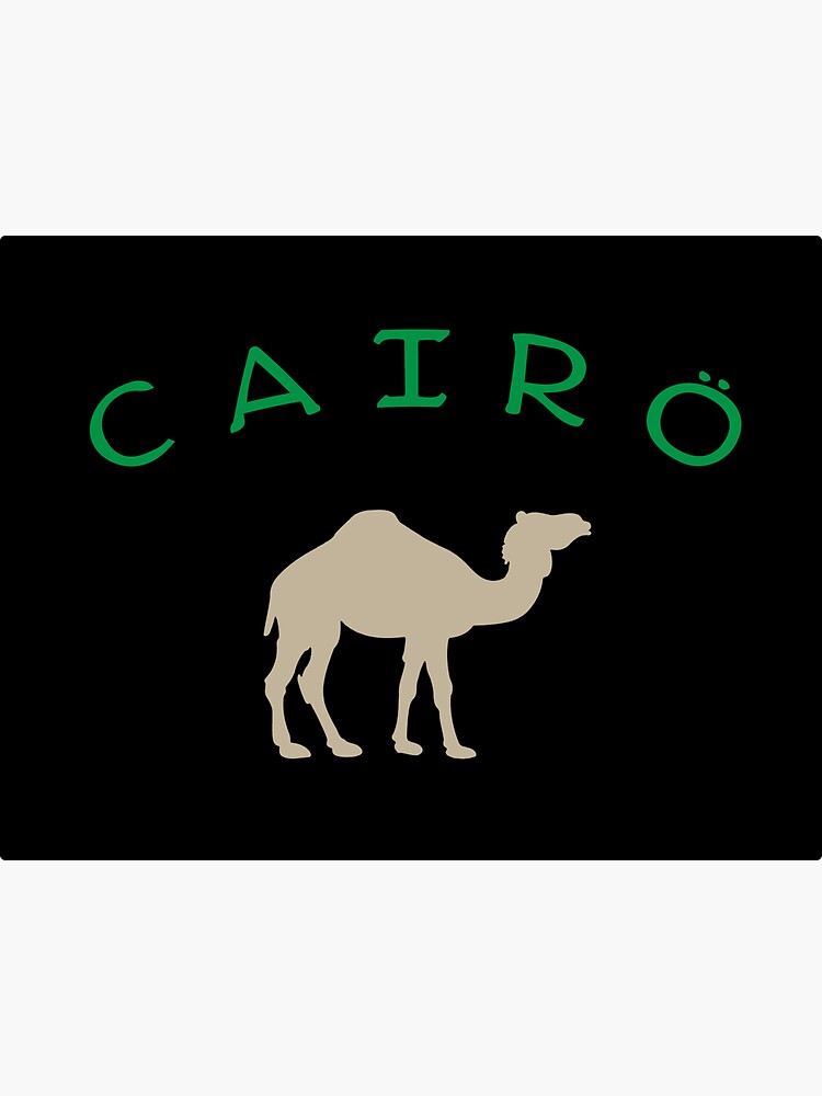 "Cairo" Sticker by ArtofDissent | Redbubble