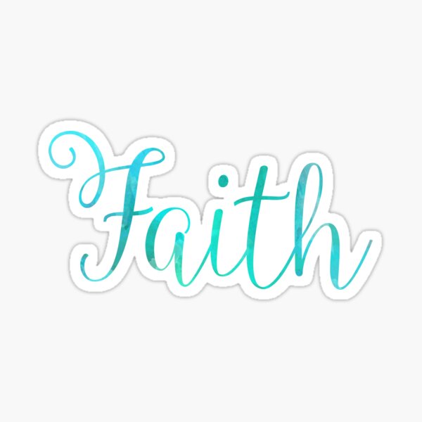 "Faith" Sticker for Sale by Bethel Store | Redbubble
