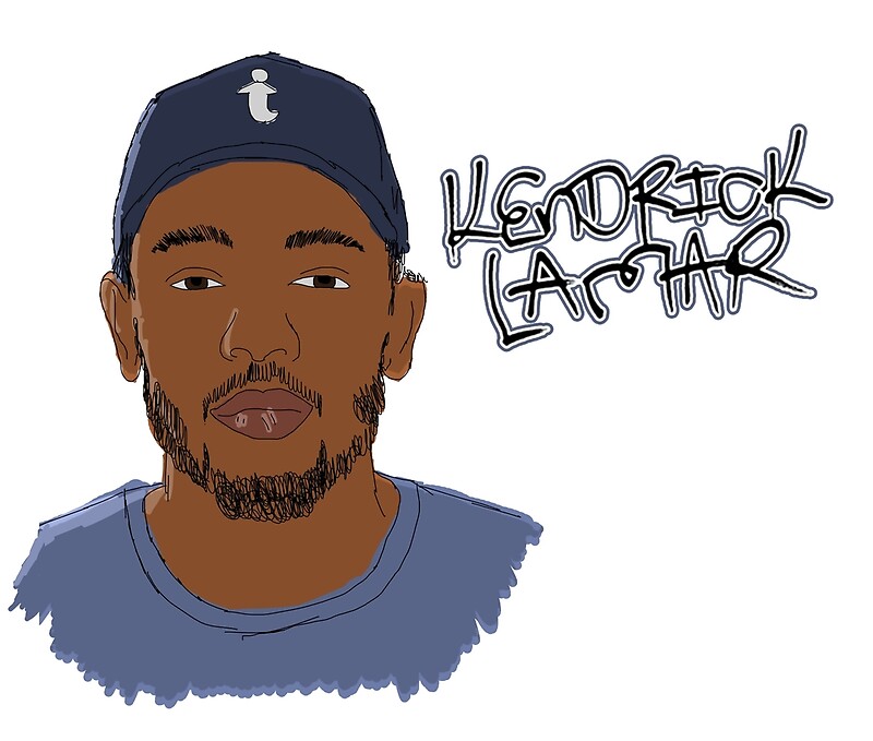 "Kendrick Lamar - Cartoon" by Tan Duzgoren | Redbubble