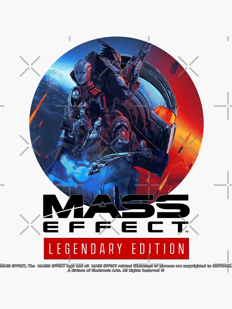 "Mass Effect Legendary Edition" Sticker for Sale by Ron Vollach | Redbubble