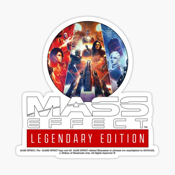 "Mass Effect: Legendary Edition (Trilogy)" Sticker for Sale by vollachr ...