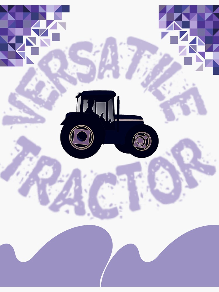 " Versatile Tractor " Sticker by smartmall | Redbubble