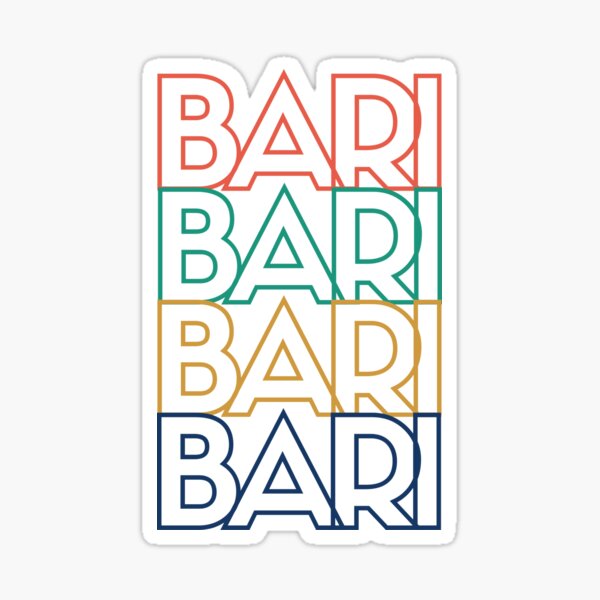 "Bari Italy " Sticker for Sale by NUMAtravel | Redbubble
