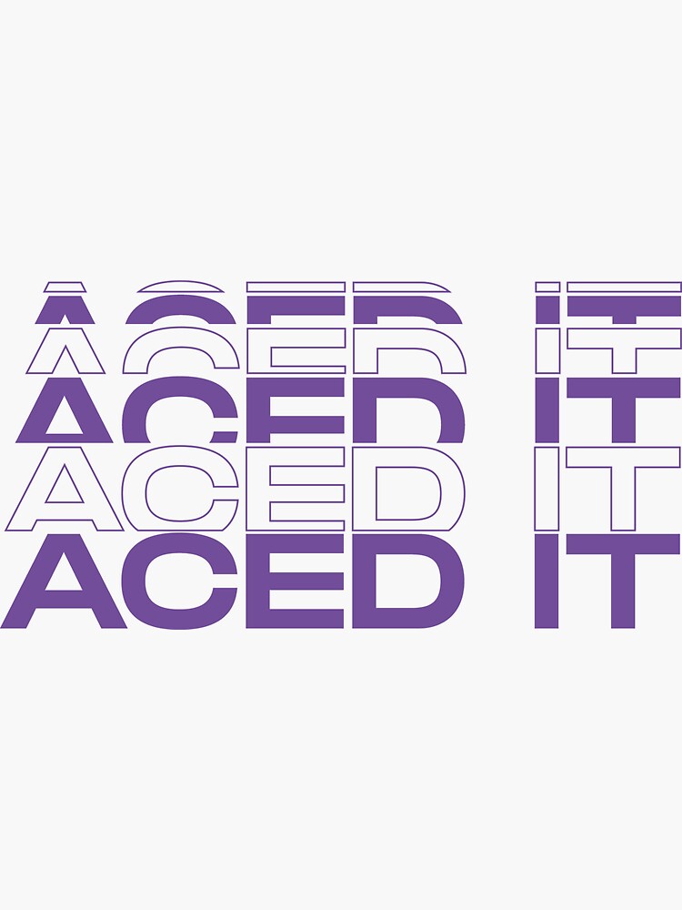"lgbtq pride merch ace asexual aced it message rights queer" Sticker ...