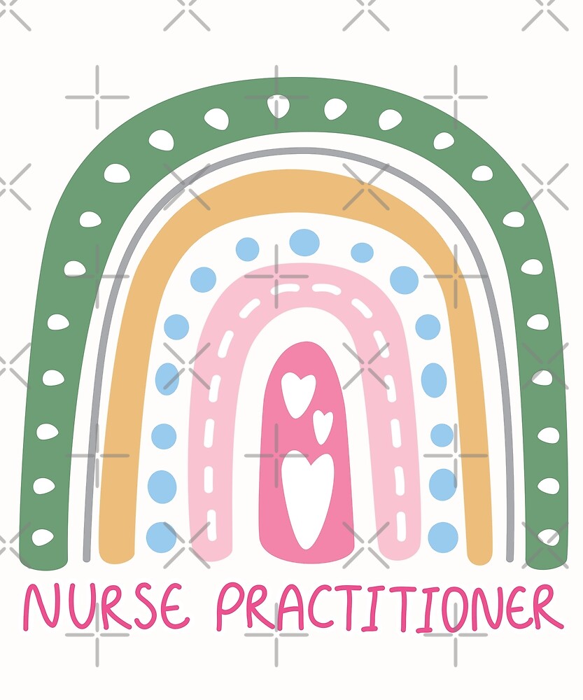 "Nurse Practitioner Rainbow, boho rainbow, boho nurse" by narinari32 ...