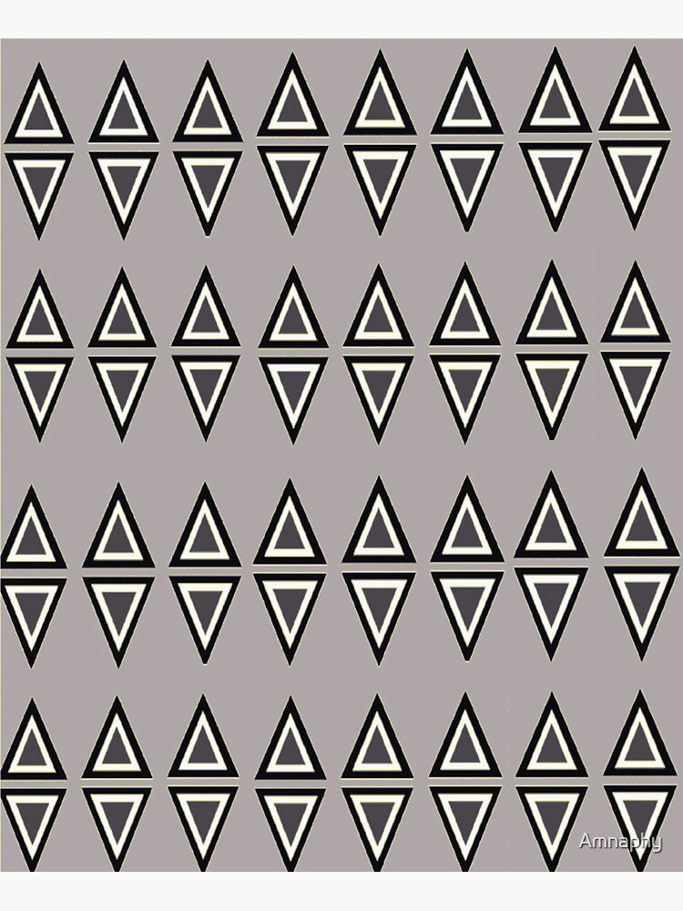 "Triangle designed look like Thai fabric" Sticker for Sale by Amnaphy ...