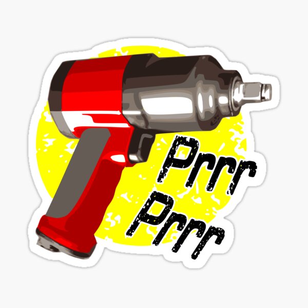 "Mechanic impact wrench tool" Sticker by Tom-Herby | Redbubble