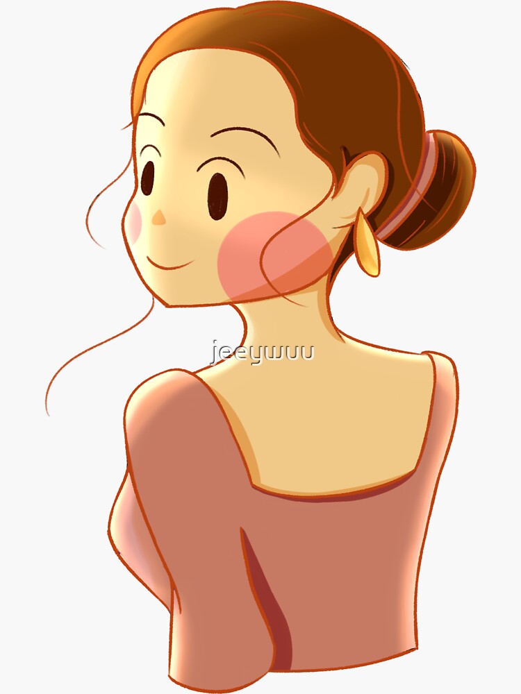 "Erica" Sticker for Sale by jeeywuu | Redbubble