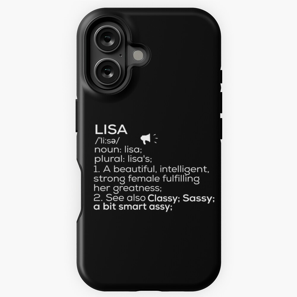 "Lisa Name Definition" Sticker for Sale by Teelogic | Redbubble