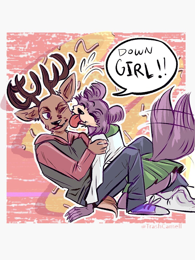 "Juno x Louis" Sticker for Sale by beckabunss | Redbubble