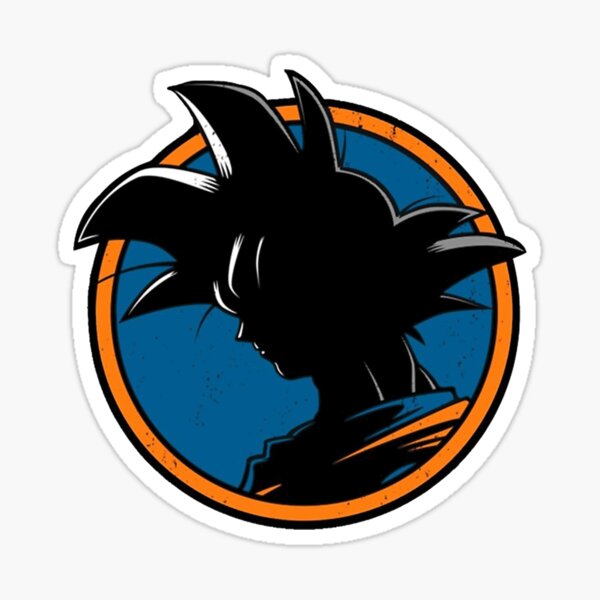 "Goku Circle" Sticker by Johansenfuga | Redbubble
