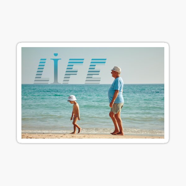 "LİFE" Sticker for Sale by alperenorgen | Redbubble