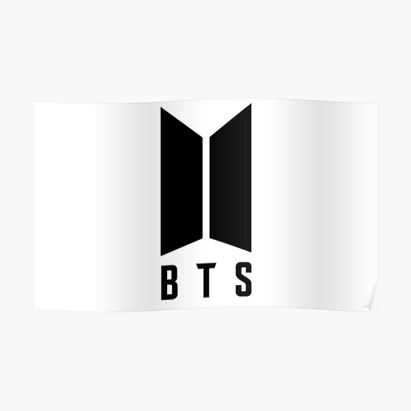"BTS main logo" Poster by ChimArt | Redbubble