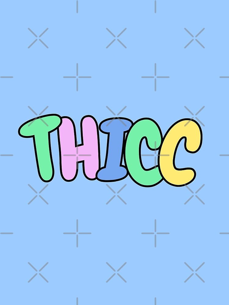 "Thicc meme dummy thicc thighs thick pastel " Art Print by Captain ...