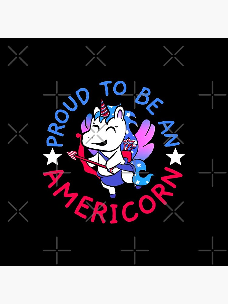"Proud to be an Americorn/ Unicorn 4th of July / Unicorn / Americorn ...