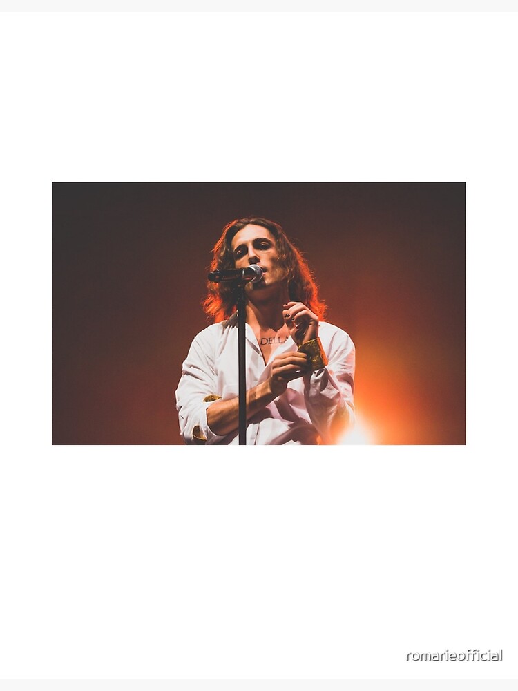 "Damiano David Måneskin" Poster by romarieofficial | Redbubble