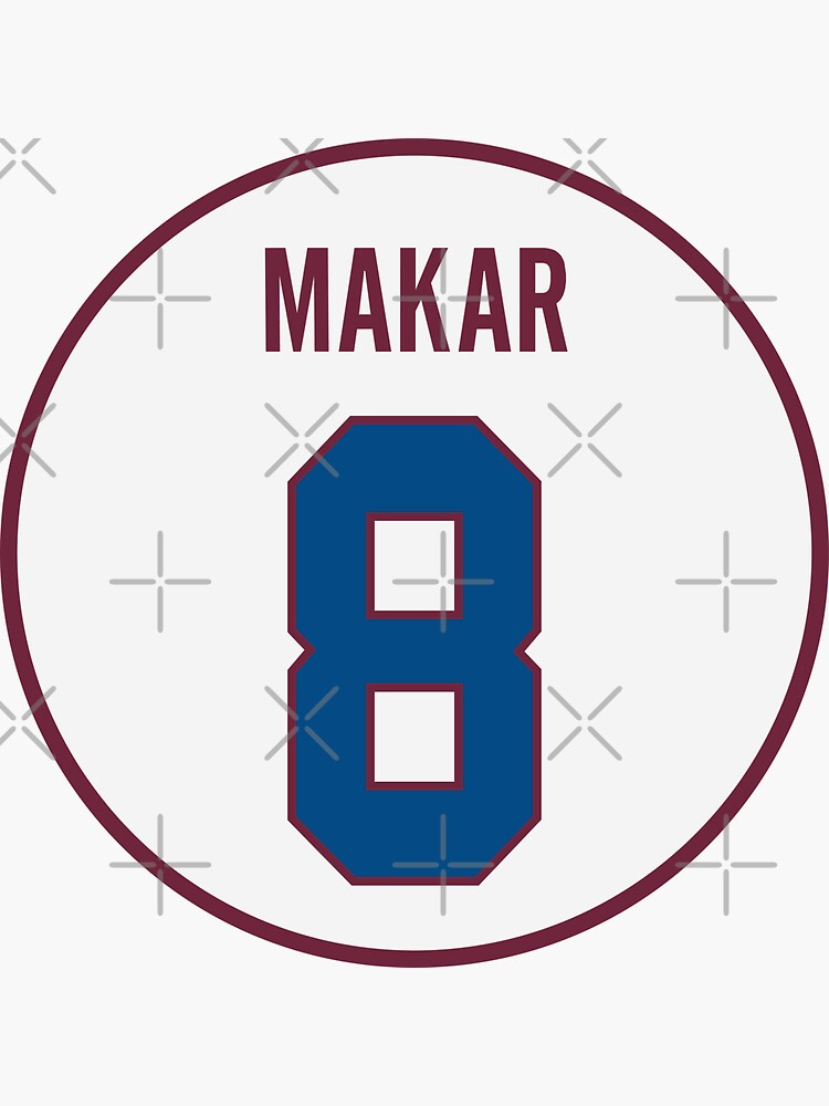 "cale makar reverse retro" Sticker for Sale by larzak | Redbubble